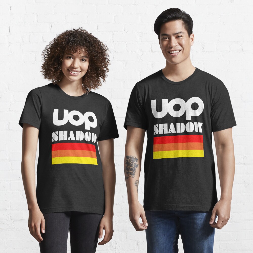 "UOP Shadow retro F1 sponsor block logo " T-shirt for Sale by ...
