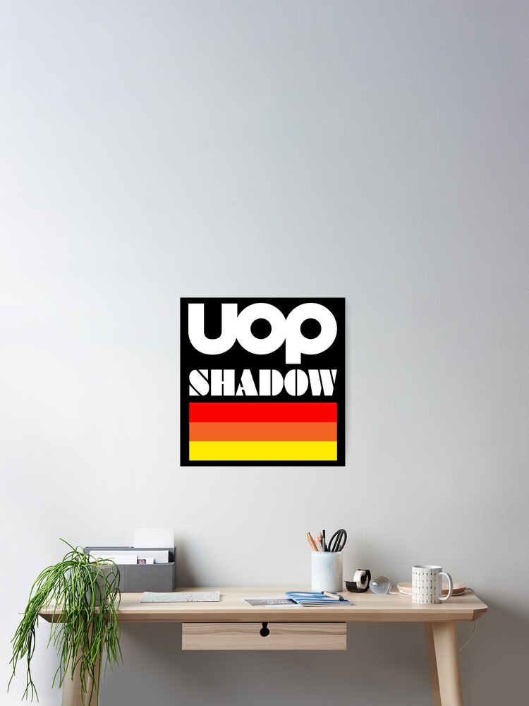 "UOP Shadow retro F1 sponsor block logo - small" Poster for Sale by ...