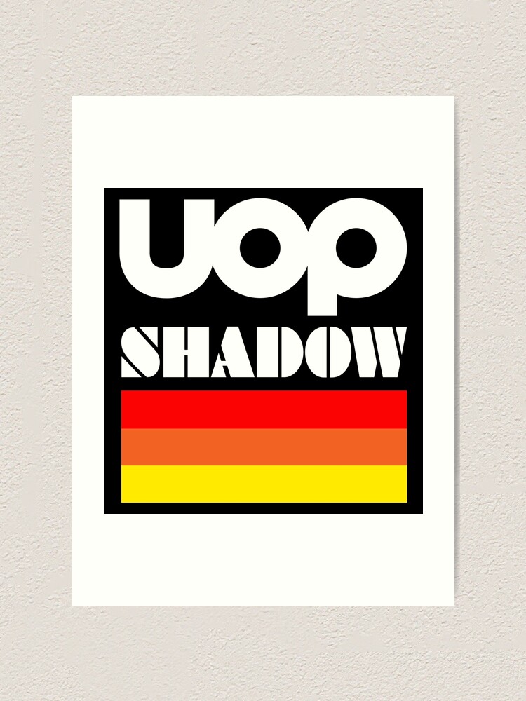 "UOP Shadow retro F1 sponsor block logo - small" Art Print by ...