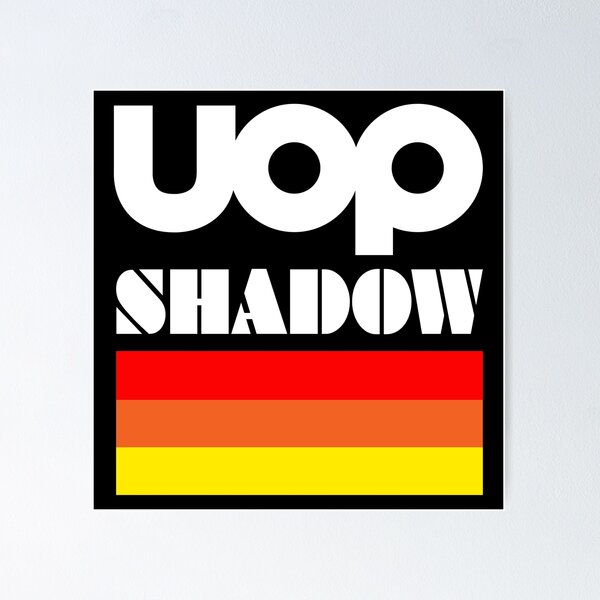 "UOP Shadow retro F1 sponsor block logo - small" Poster for Sale by ...