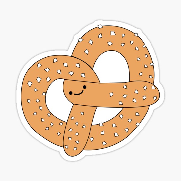 "Pretzel" Sticker by loiaconos | Redbubble