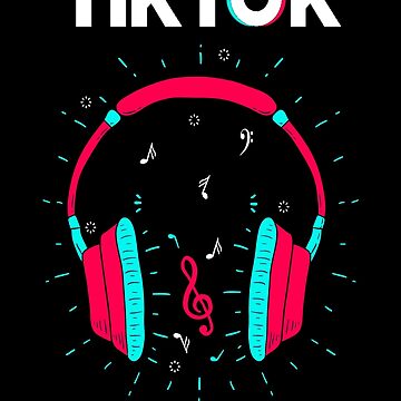 "Musically Tik Gift tok logo gift for fans and lovers funny music ...