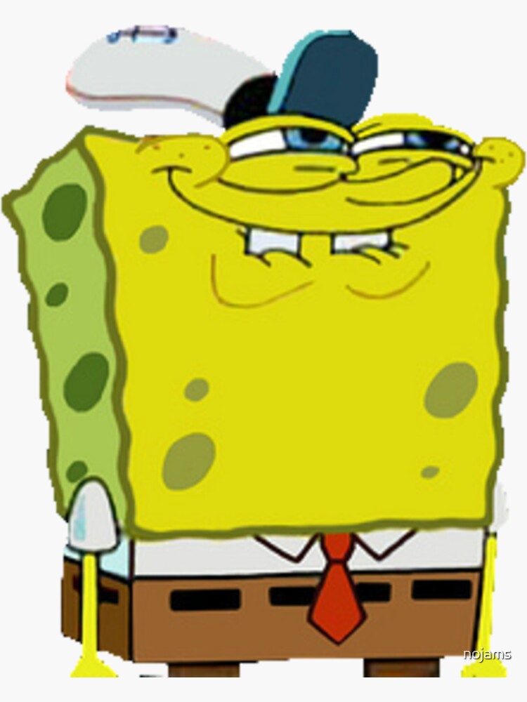 "SpongeBob CheekyPants" Sticker for Sale by nojams | Redbubble