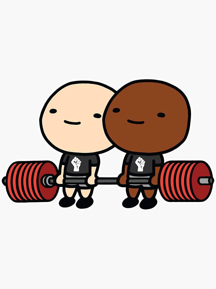 "BLM STRONG" Sticker for Sale by ImmortalBarbell | Redbubble