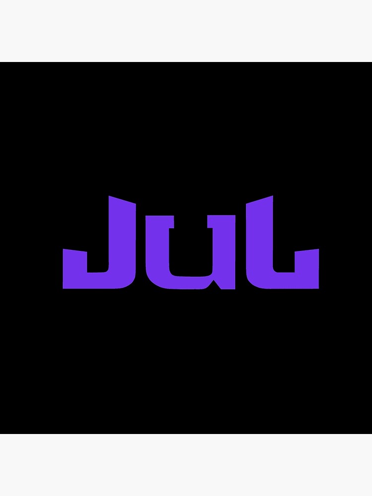 Poster « Jul logo violet », par Douxetpiquant | Redbubble