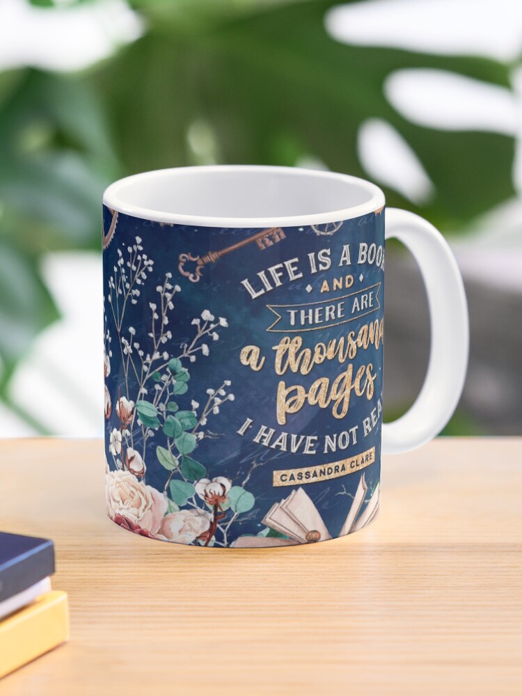 "Life is a book" Coffee Mug for Sale by Stella Bookish Art | Redbubble