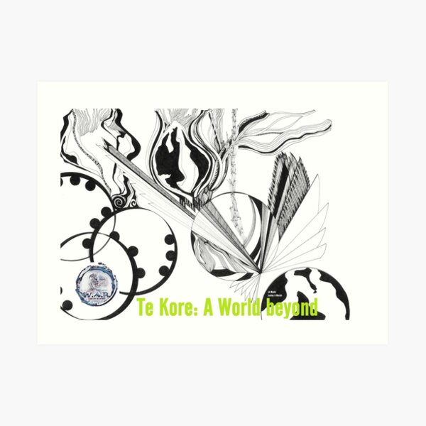 "Te Kore: A World beyond" Art Print by LAMaihi | Redbubble