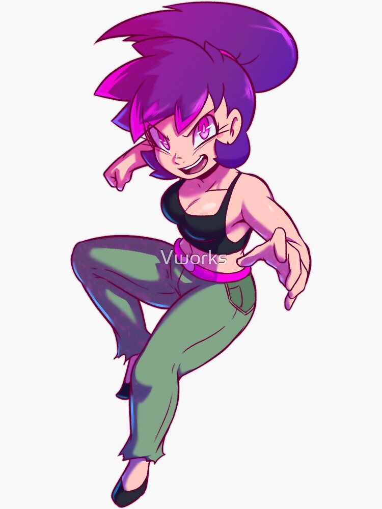 "Powernote Aria Battle Ready T-Shirt" Sticker by Vworks | Redbubble