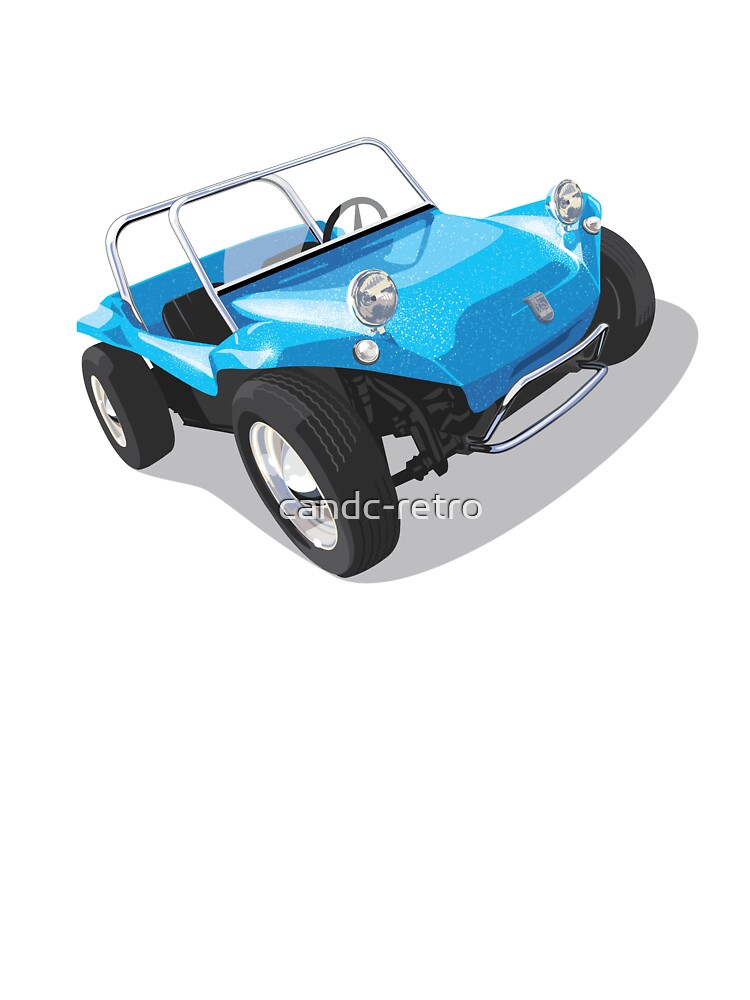 "Beach Buggy Blue" Kids T-Shirt for Sale by candc-retro | Redbubble