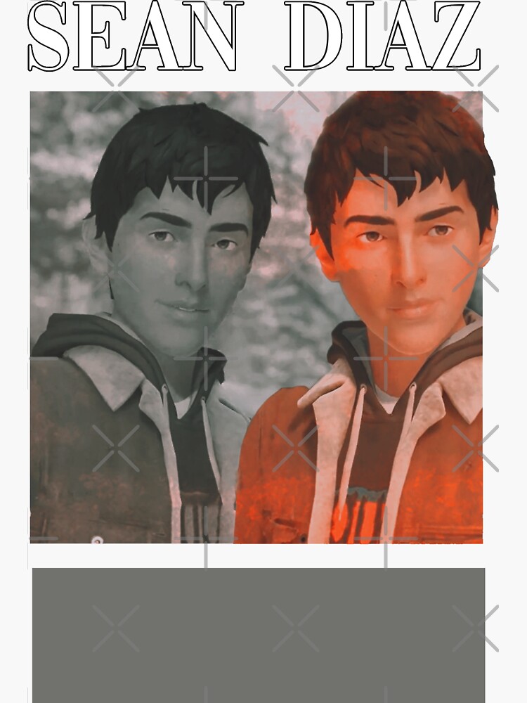 "Sean Diaz Vintage" Sticker for Sale by kacper0623 | Redbubble
