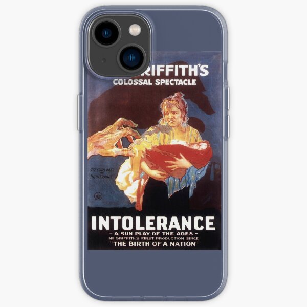 "Intolerance - DW Griffith - vintage movie poster" iPhone Case for Sale ...
