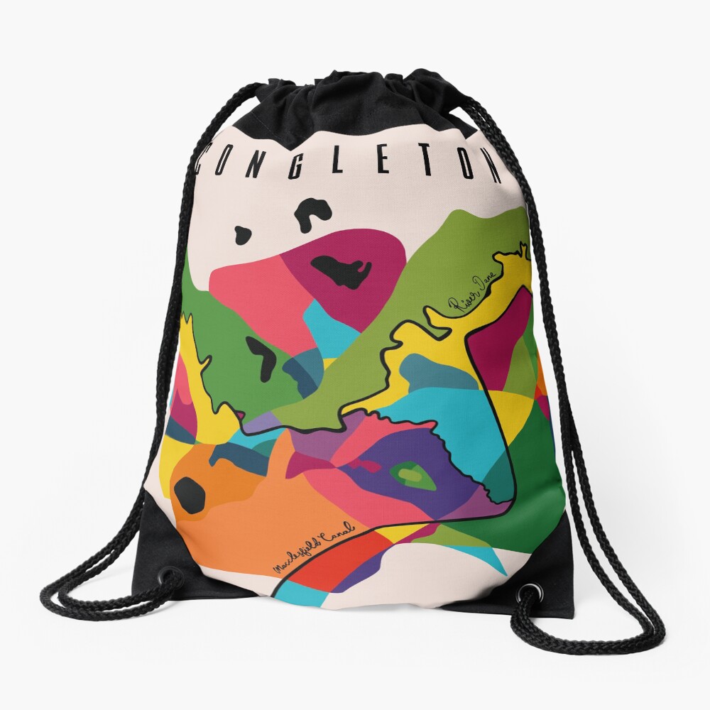 "CONGLETON | MAP" Art Board Print for Sale by axelle1410 | Redbubble