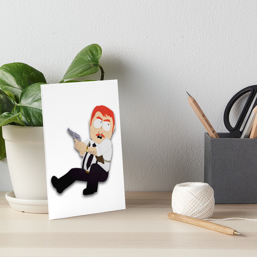 "Sergeant Harrison Yates - South Park" Art Board Print by Xanderlee7 ...