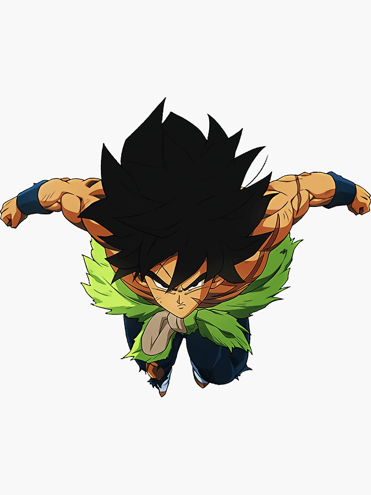 "Broly" Sticker for Sale by Ddraig98 | Redbubble