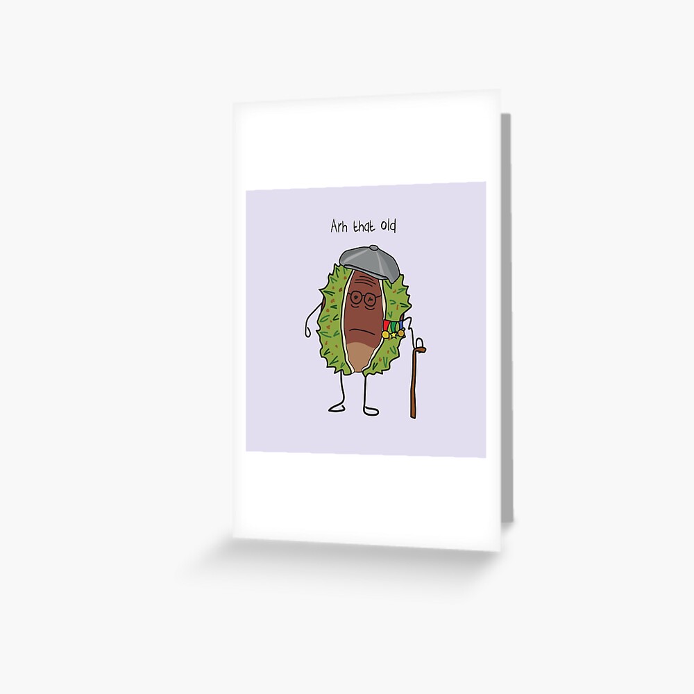 "Arh That Old Chestnut" Greeting Card by DanandDee | Redbubble