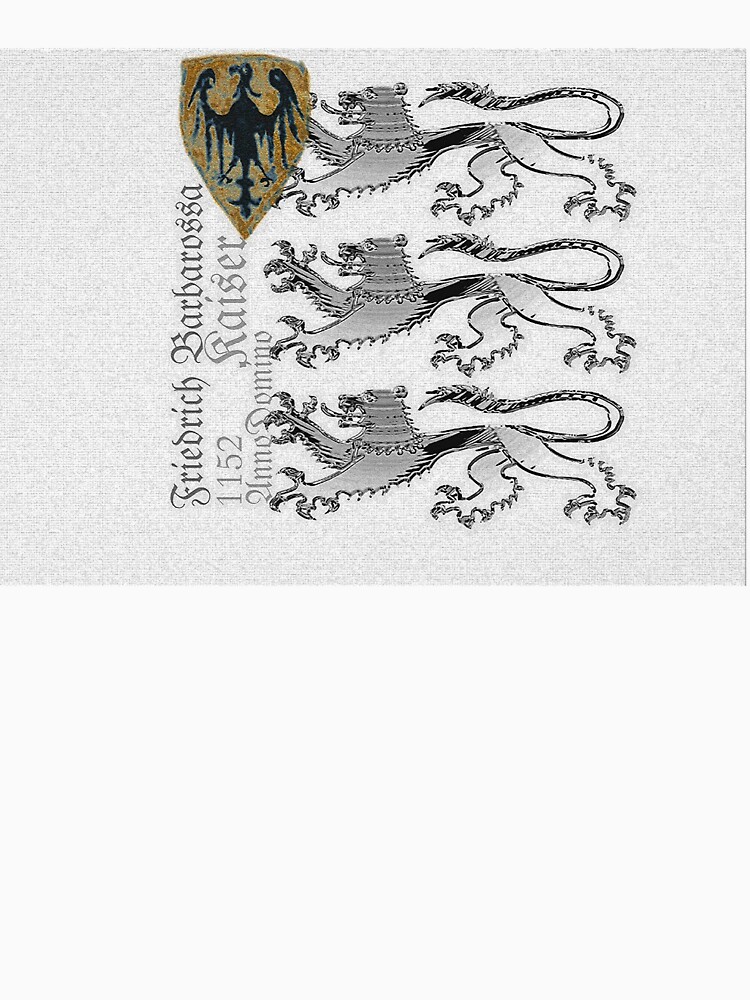 "Coat of Arms of Emperor Frederick I Barbarossa" T-shirt by edsimoneit ...