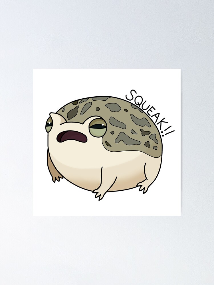 "Desert Rain Frog" Poster by EmHurst10 | Redbubble