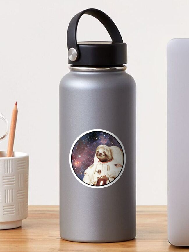"Astro Sloth" Sticker for Sale by GingerNips26 | Redbubble