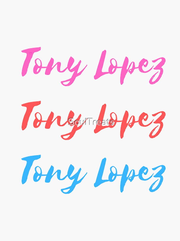 "Tony Lopez - Cute multi-pack sticker set " Sticker for Sale by ...