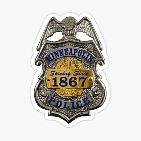 "Minneapolist Police Department" Sticker for Sale by lawrencebaird ...