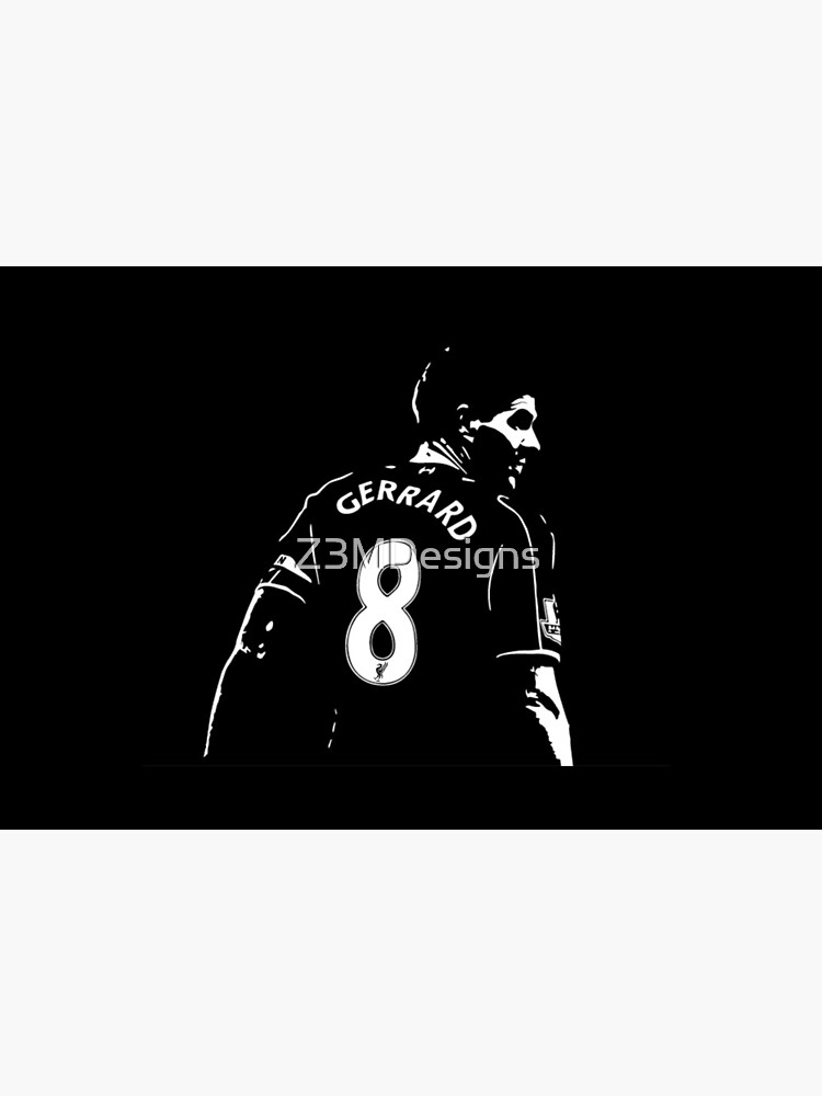 "Steven Gerrard - Liverpool FC Legend Silhouette" Mask for Sale by ...