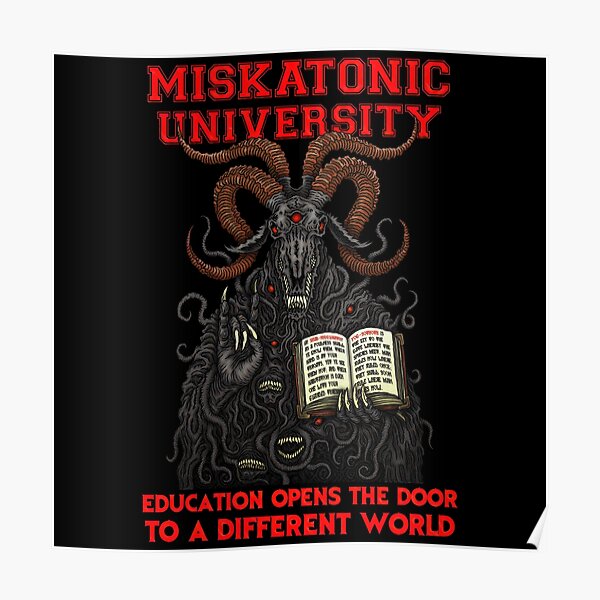 "Miskatonic Shub - Azhmodai 2020" Poster by Azhmodai | Redbubble