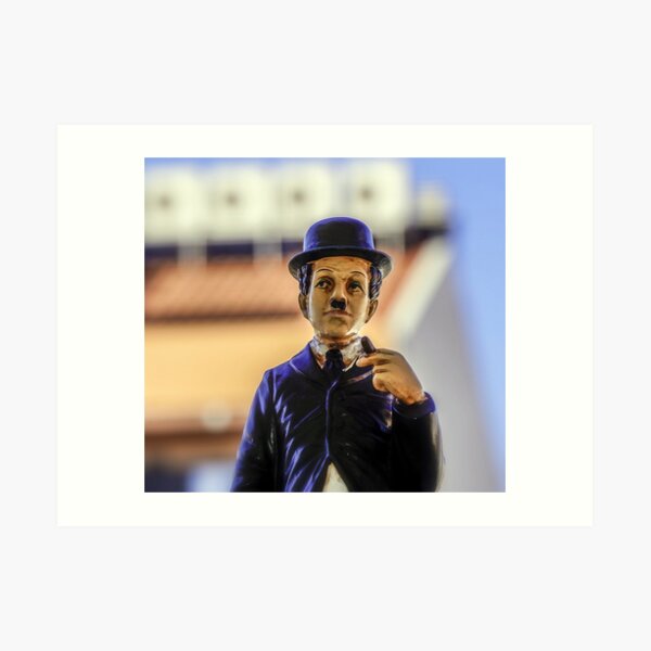 "Charlie Chaplin design for redbubble" Art Print by Kokre12 | Redbubble