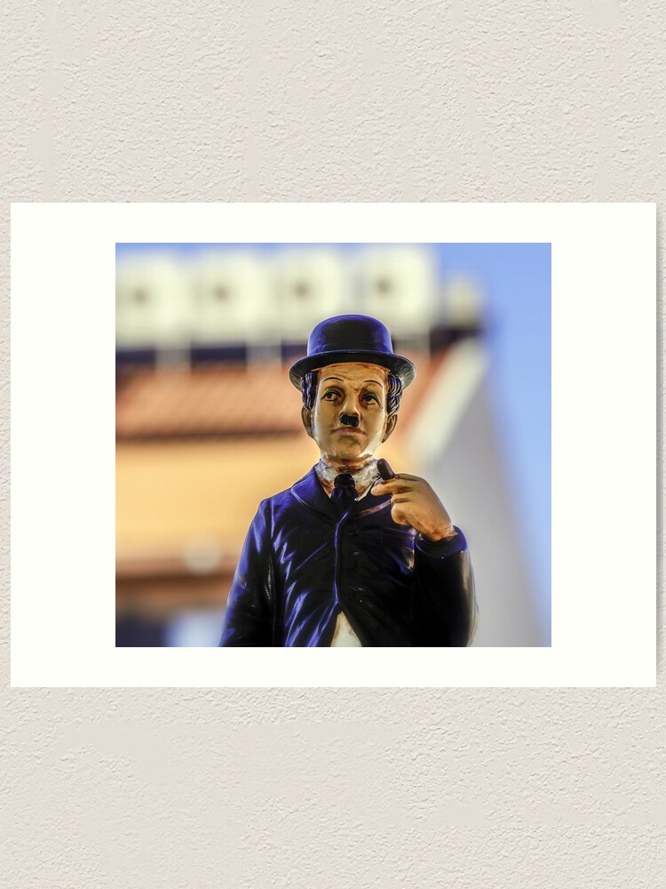 "Charlie Chaplin design for redbubble" Art Print by Kokre12 | Redbubble