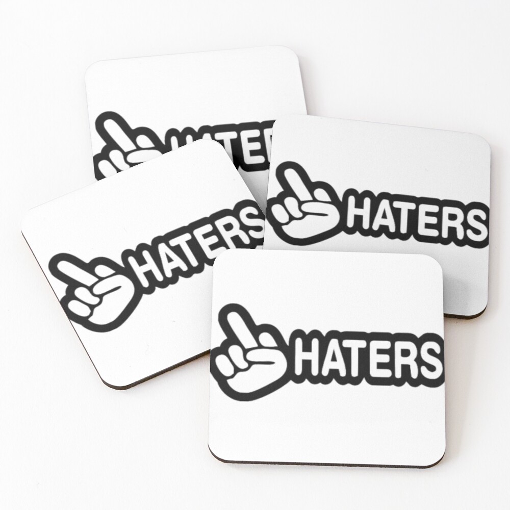 "Haters" Sticker for Sale by taveulrangue | Redbubble
