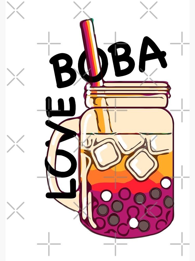 "Love boba tea" Spiral Notebook by Prita-D | Redbubble