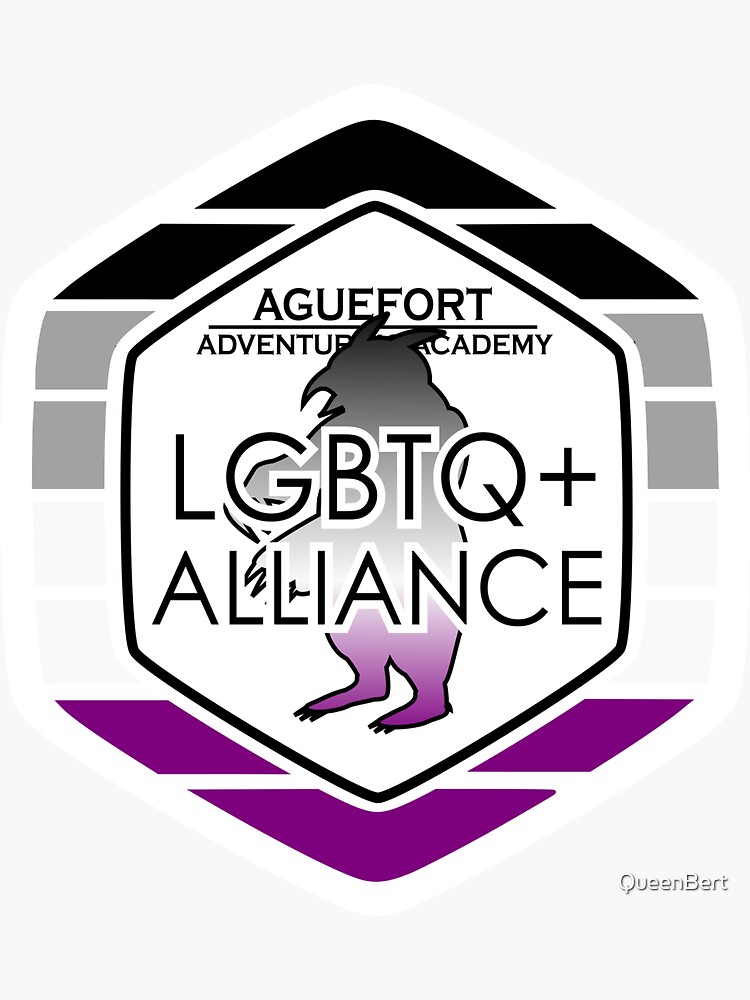 "Pride (Ace)" Sticker for Sale by QueenBert | Redbubble