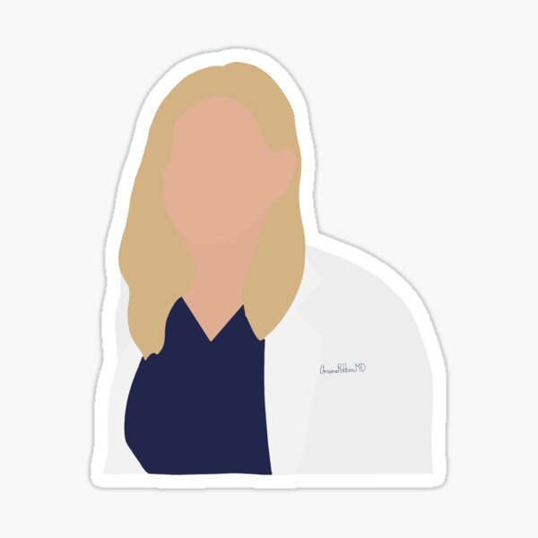 "Dr Arizona Robbins" Sticker for Sale by keira-paigeee | Redbubble
