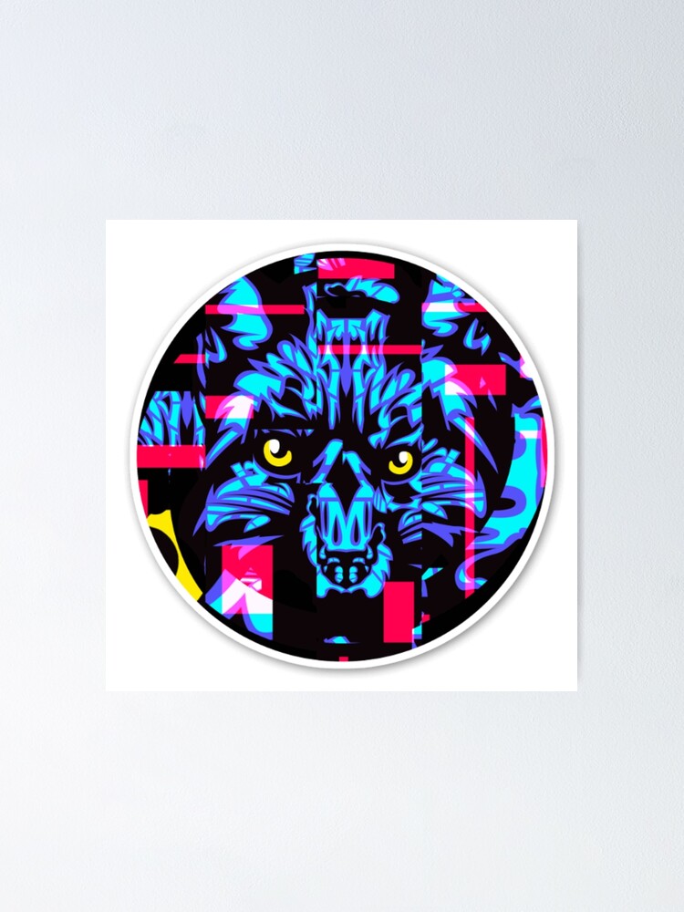 "The Electric Fox" Poster by AB-Agency | Redbubble