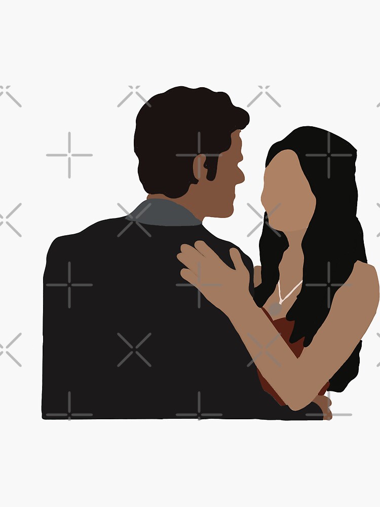 "stelena drawing" Sticker by ideasbymadison | Redbubble