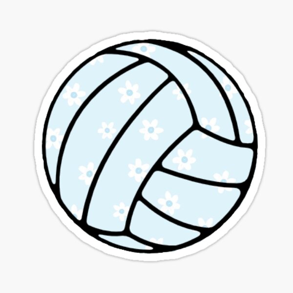 "Volleyball" Sticker by happydoodles3 | Redbubble