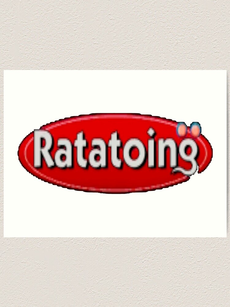 "Ratatoing logo" Art Print for Sale by AlexisZentangle | Redbubble