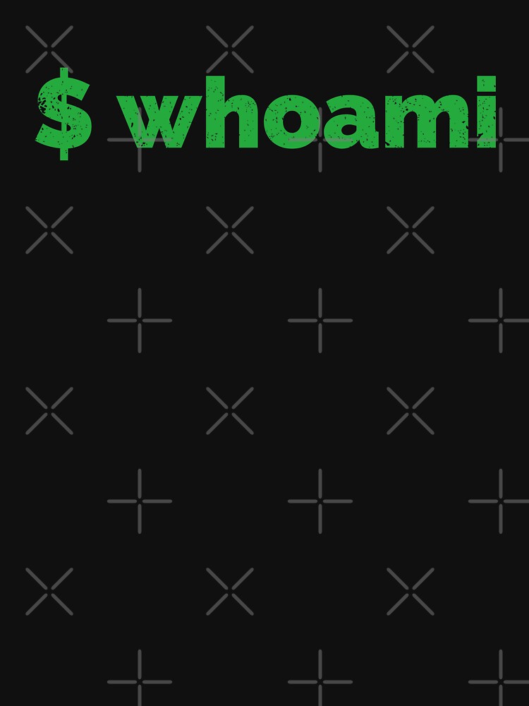 "Linux Hacker whoami Command" T-shirt for Sale by clubtee | Redbubble ...