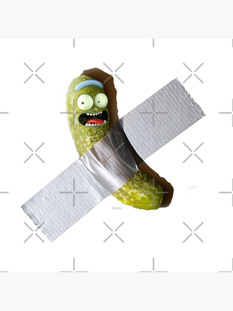 "Pickle R-02 cucumber tape at Art Basel" Poster by Radu-Gabriel | Redbubble