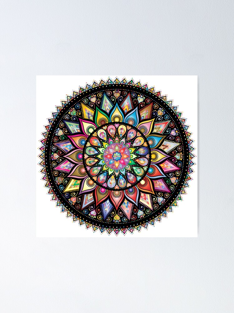 "Mandala 24" Poster by dariodigital | Redbubble