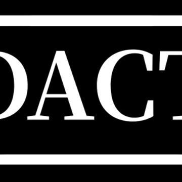 "REDACTED" Sticker for Sale by HereticMadLad | Redbubble
