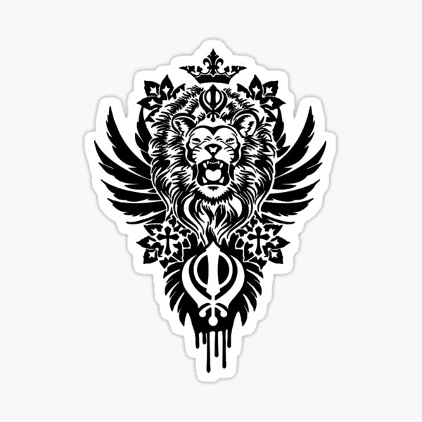 Sikh Symbol Stickers | Redbubble