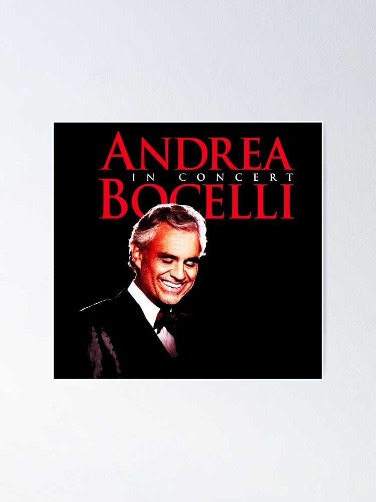 "ANDREA BOCELLI" Poster for Sale by rblanketai | Redbubble
