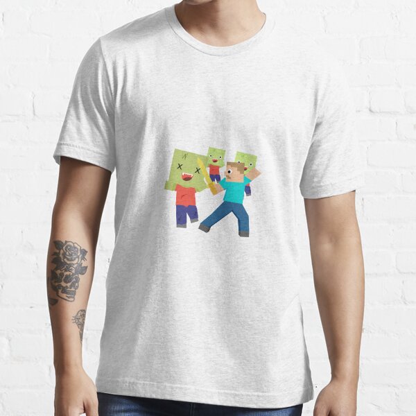 "Minecraft Zombie and Steve / Blockhead" T-shirt by truefanatics ...