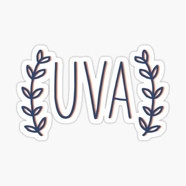 "UVA sticker" Sticker by wkatlyn | Redbubble