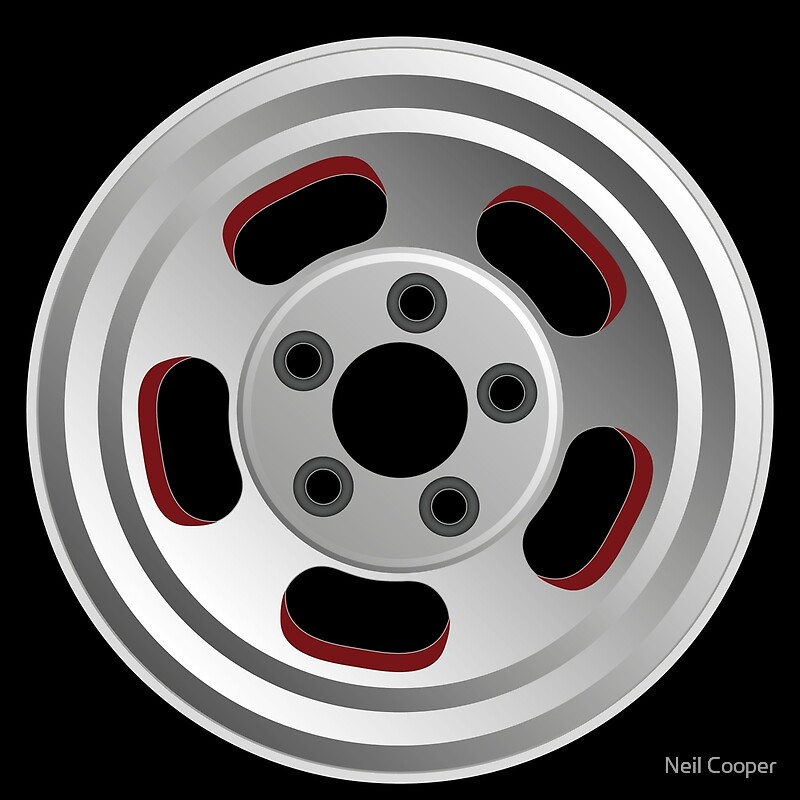 "Slot mag alloy wheel" by Neil Cooper | Redbubble