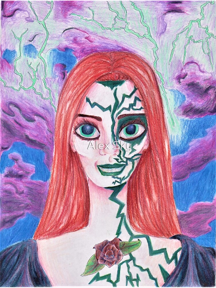 "Thunder Rose Tattoo" Canvas Print for Sale by Alex-Sky-Artist | Redbubble