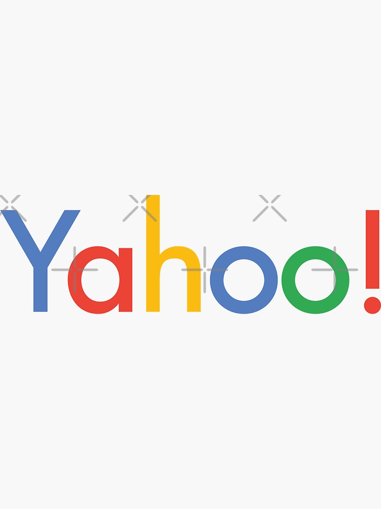 "Yahoo!" Sticker for Sale by TwatDesign | Redbubble