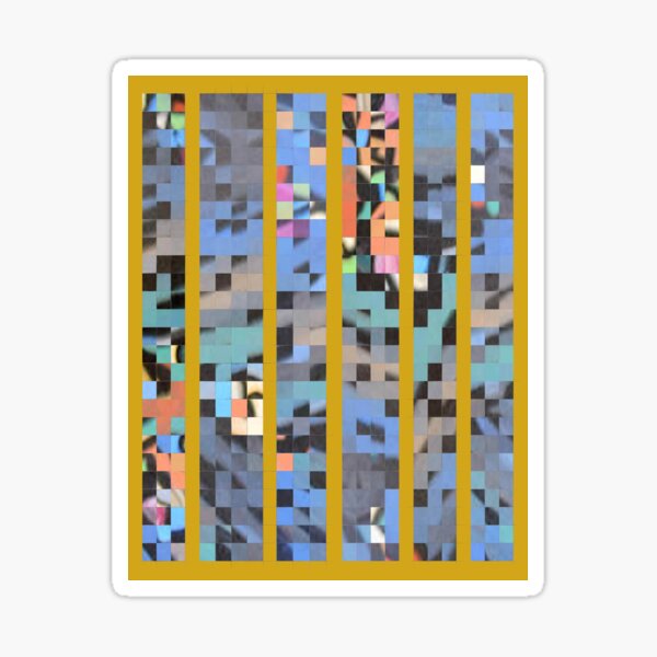 "Over and Over" Sticker by JeffreyKimCarr | Redbubble
