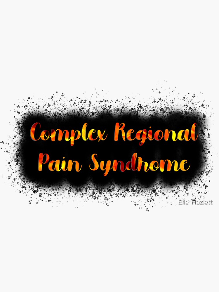 "CRPS Hand Lettering" Sticker for Sale by ElleHazlett | Redbubble