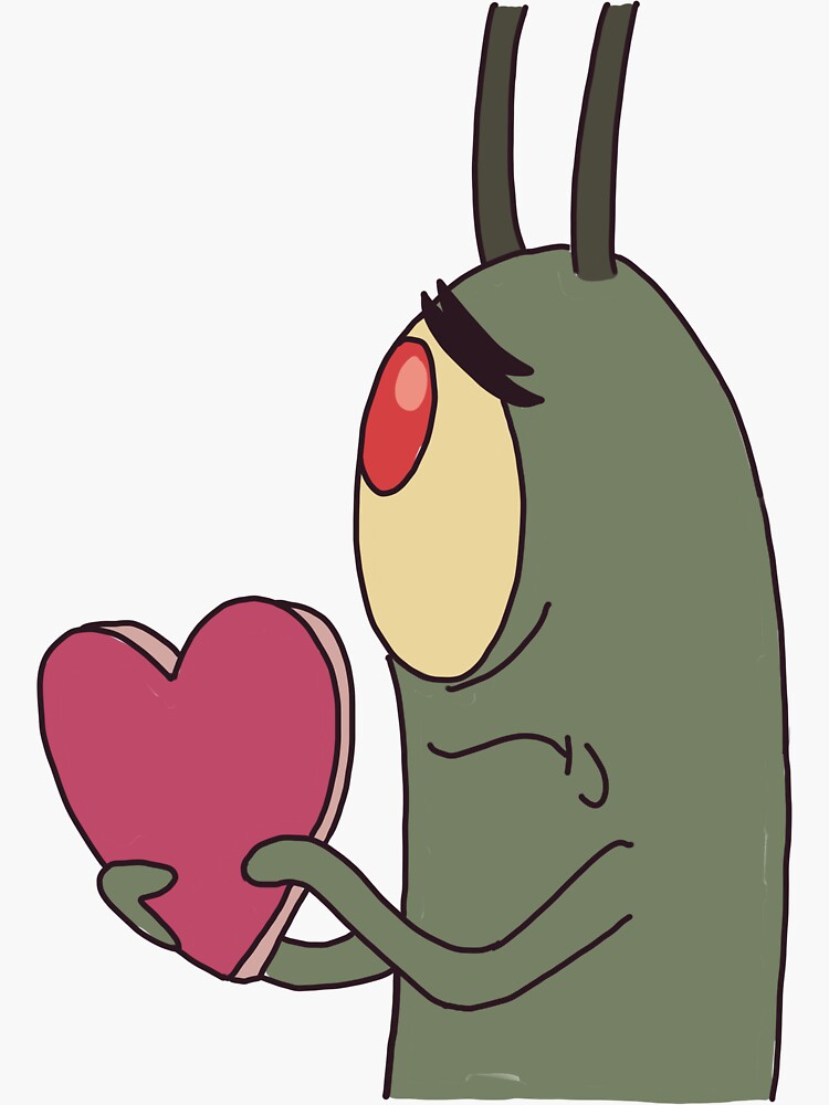 "sad plankton" Sticker for Sale by emsegato | Redbubble